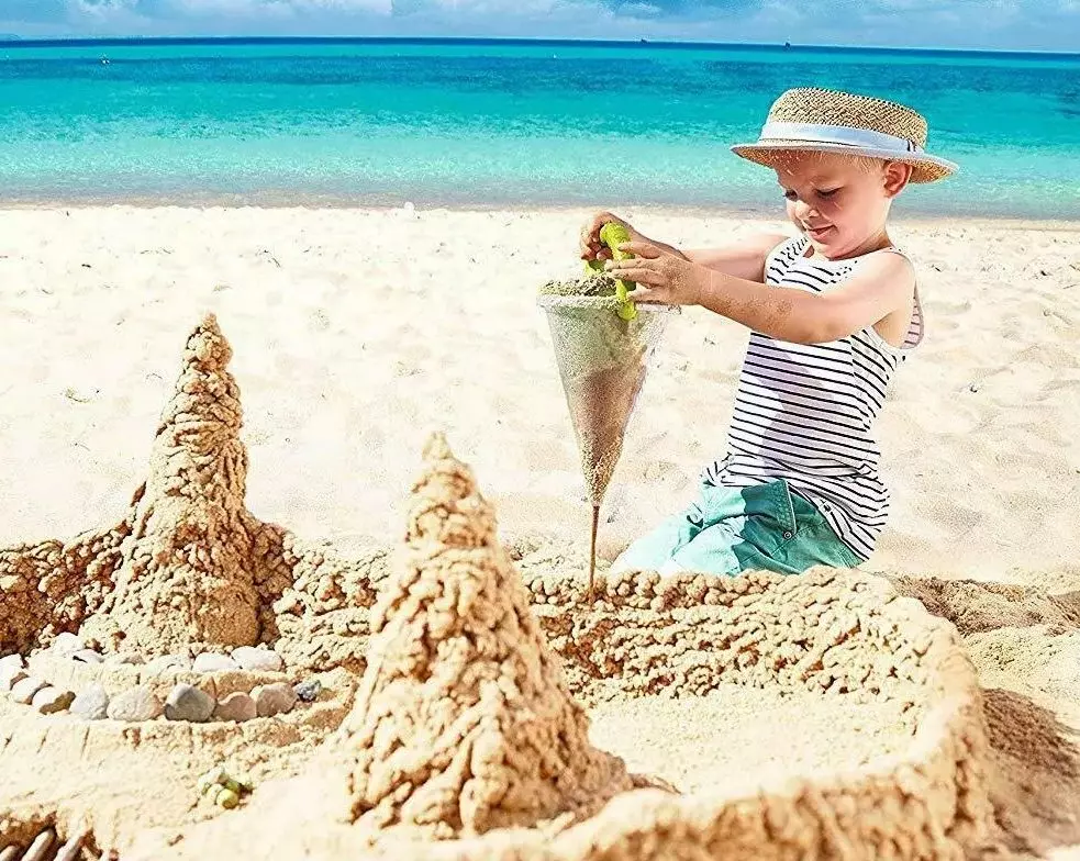 어린이용 모래 친화적 장난감이 있는 Life's A Beach