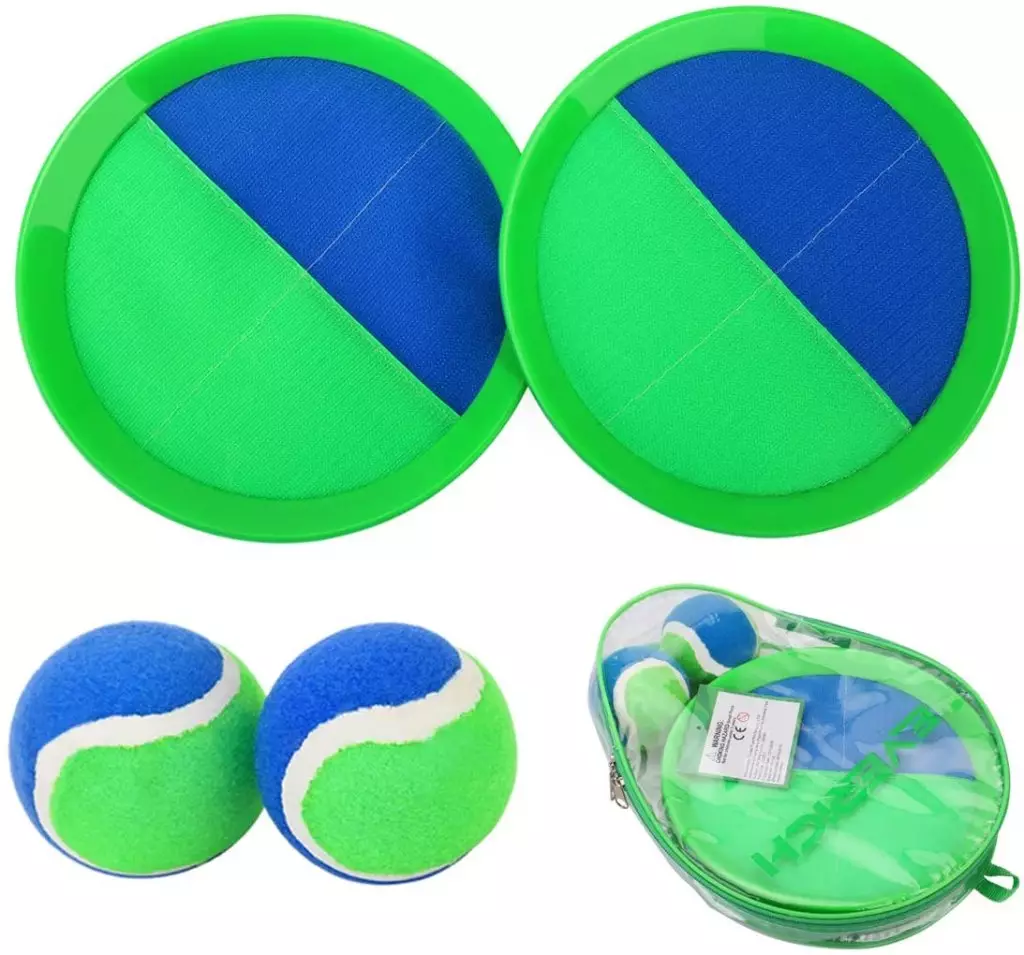 Everich Toy Paddle Toss le Catch Ball Set