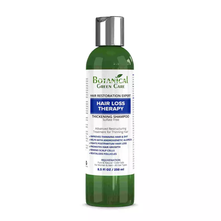 Botanical Green Care Утолщающий шампунь против выпадения волос; лучший шампунь блокатор ДГТ