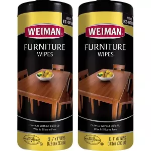 weiman wood cleaner and polish wipes, як чистити дерев'яні меблі