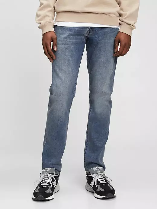 Soft Wear Slim Jeans med Washwell™