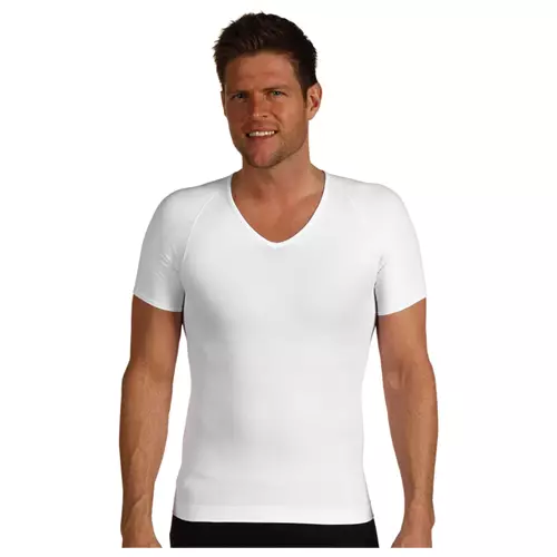Компресійна чоловіча сорочка з V-подібним вирізом SPANX Zoned Performance
