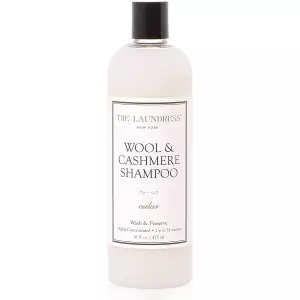 i-laundress wool & i-shampoo ye-cashmere, indlela yokugeza i-cashmere