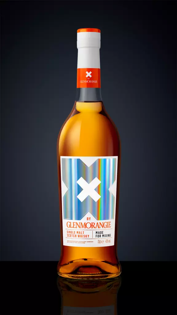X dening Glenmorangie dijupuk botol