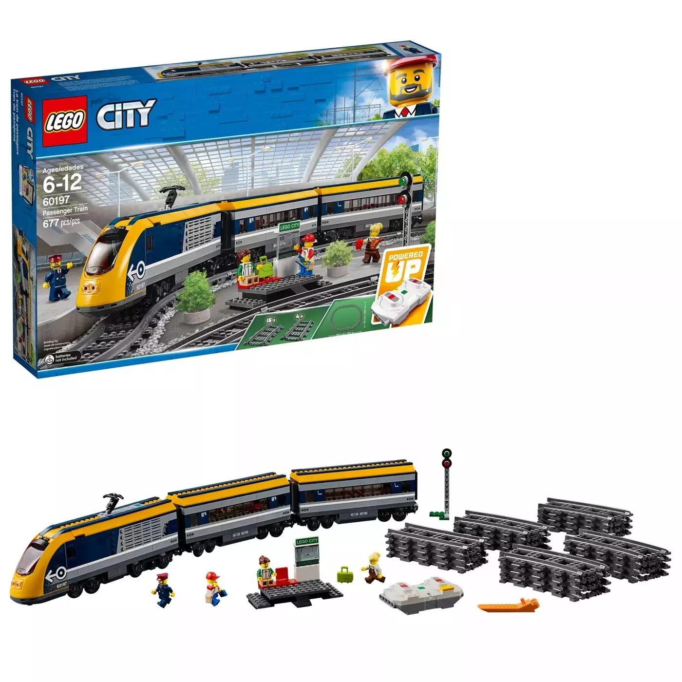LEGO քաղաքային մարդատար գնացք