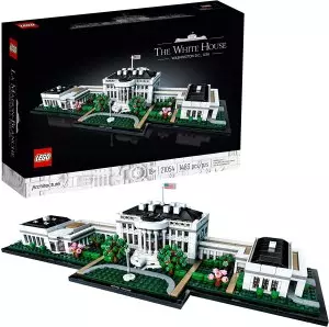 mô hình LEGO ngôi nhà màu trắng, bộ LEGO cho người lớn
