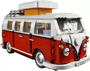 Hal-abuurka LEGO Volkswagen T1 Camper Van Set