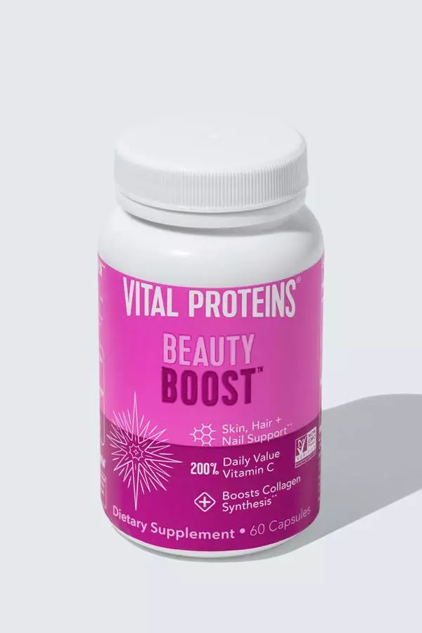 vital-proteins-beauty-boost, plej bonaj biotinaj suplementoj