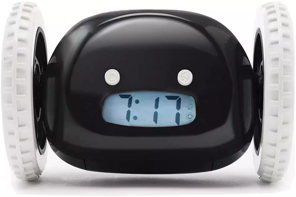 Jam Alarm Clocky di Roda