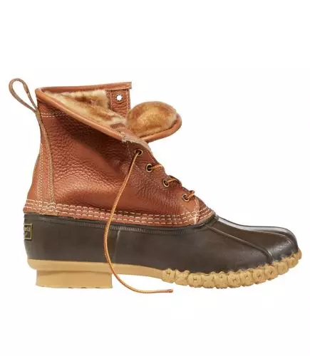 najlepsze męskie buty zimowe - L.L.Bean Shearling Winter Bean Boot