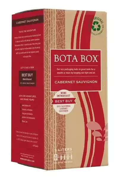 Bota Box Cabernet Sauvignon, беҳтарин шароби арзон