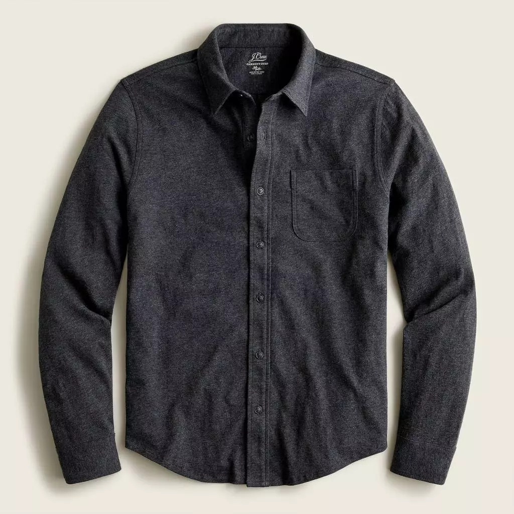 J.Crew Garment-Dyed Harbour Shirt BEST ORGANIC, labākie ikdienas krekli vīriešiem