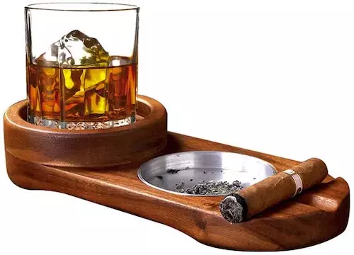 MDCGFOD Cigar Ashtray Whiskey Tray