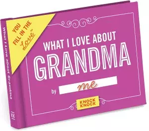 ajo që dua tek libri i gjyshes, dhurata për gjyshërit