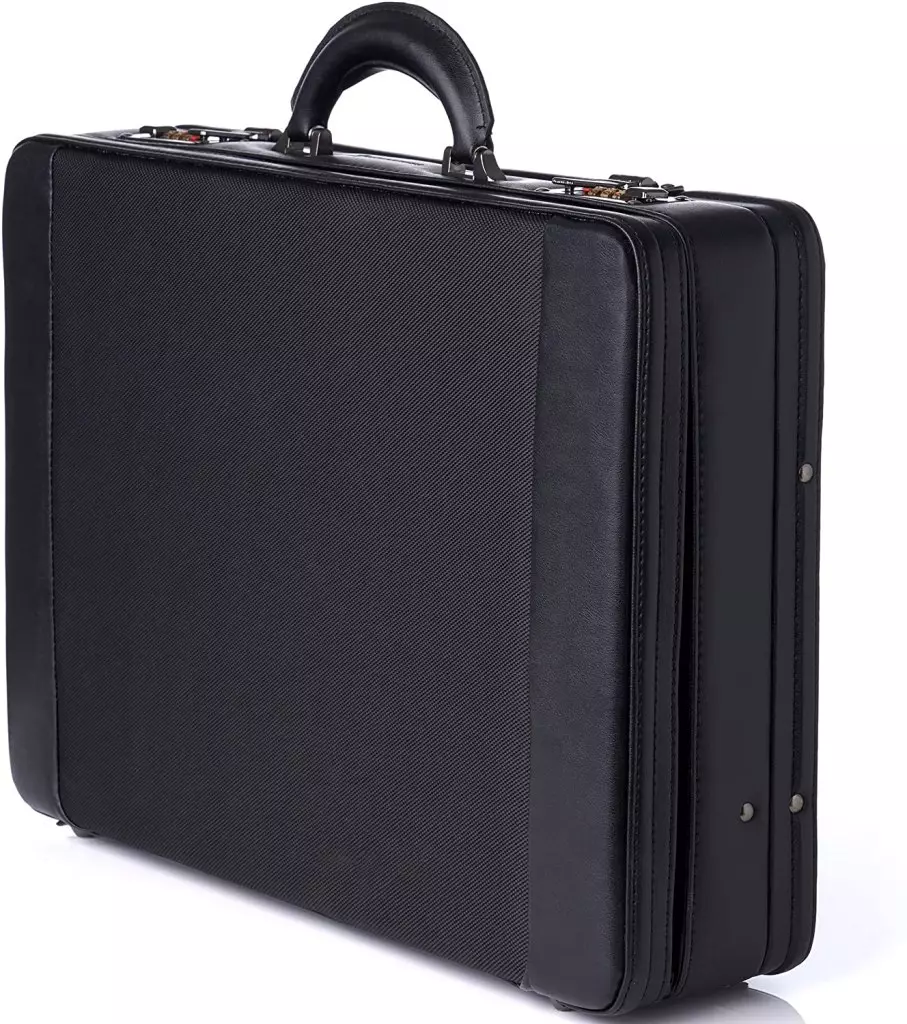 حقيبة ألبين - سويسرية - قابلة للتوسيع - صلبة الجوانب - أفضل الحقائب