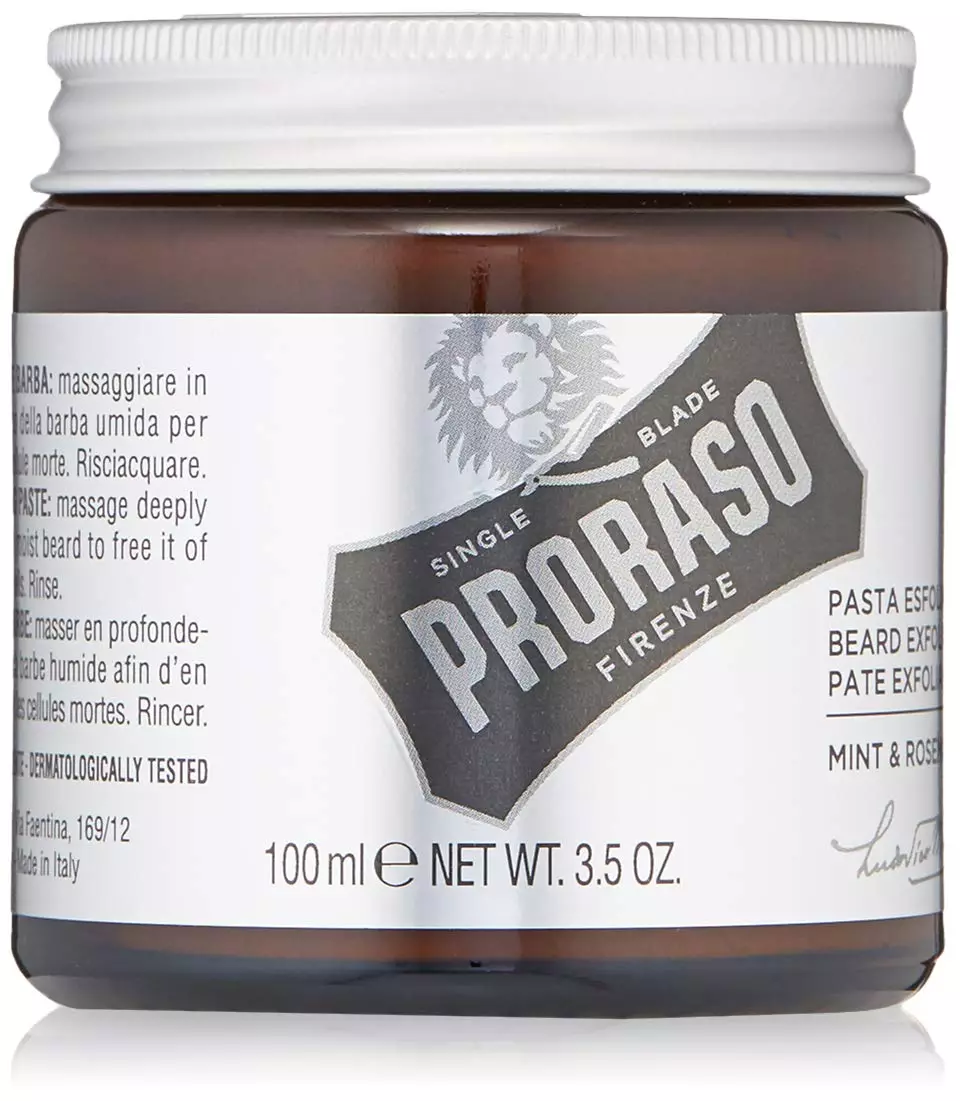 Proraso 去角質鬍鬚膏和麵部磨砂膏；最好的鬍鬚磨砂膏