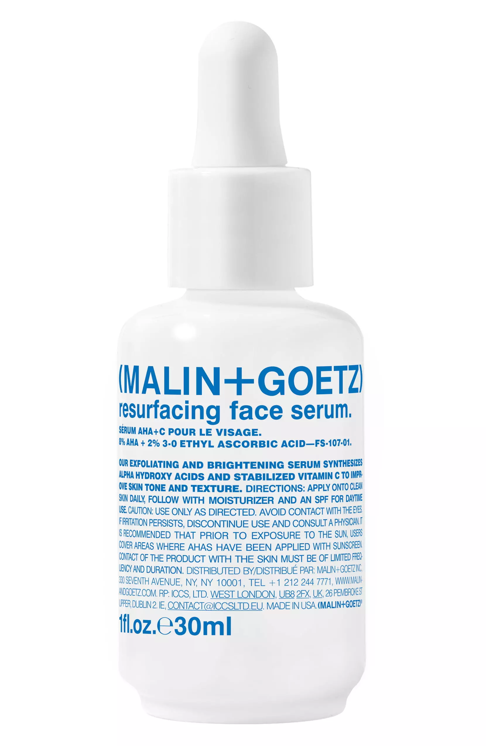 Serum për rishfaqjen e fytyrës malin+goetz; Produktet më të mira kundër plakjes për meshkujt