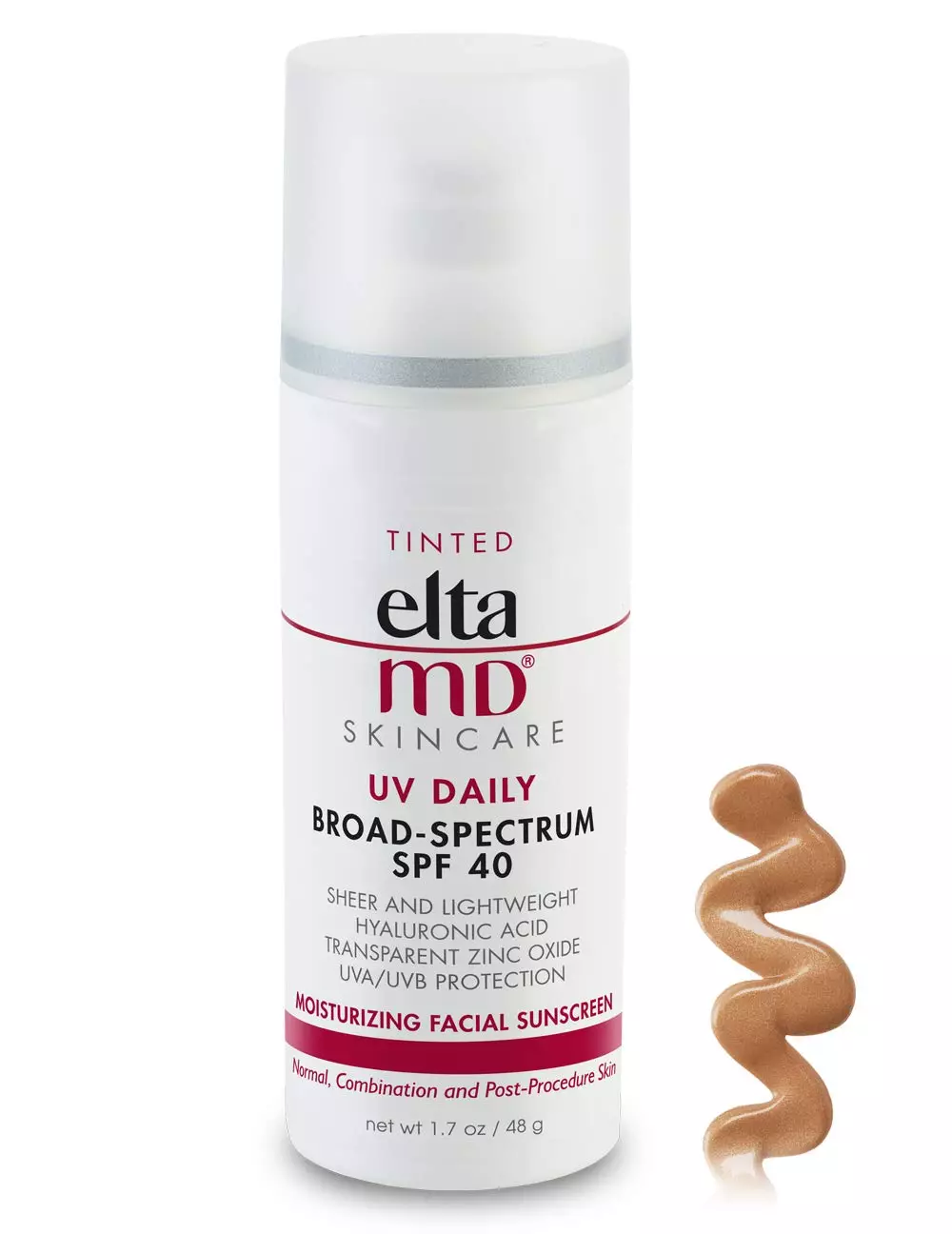 EltaMD UV Daily Tinted Face Sunscreen Moisturizer, լավագույն հակատարիքային միջոցները տղամարդկանց համար