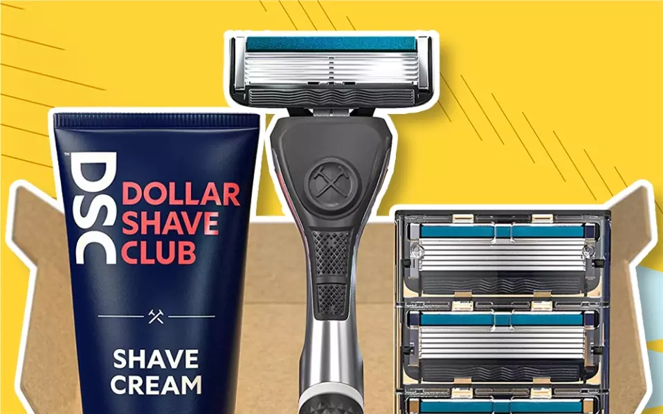 dollar shave club razors closeup