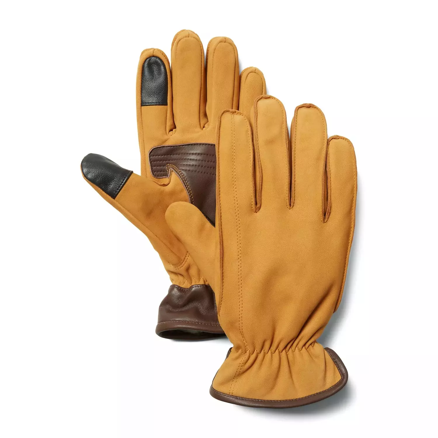 Skórzane rękawiczki Timberland z podszewką z polaru