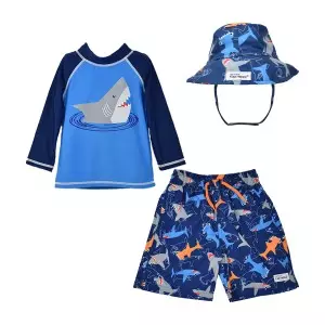 Flap Happy Boys Swim සහ Hat Set