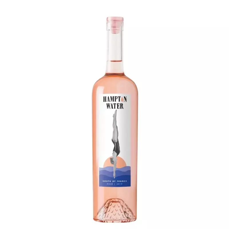 Nardymas į Hampton Water Vin de France rožinį vyną
