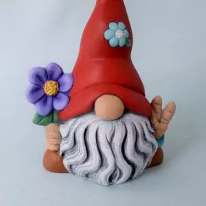 teresasceramics የአትክልት gnome, የሣር ሜዳ gnomes