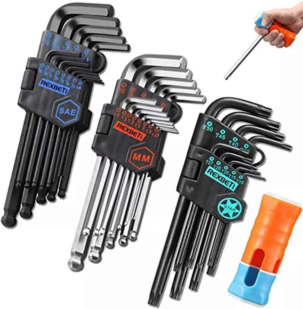 REXBETI Hex Kiyi Allen Wrench Set