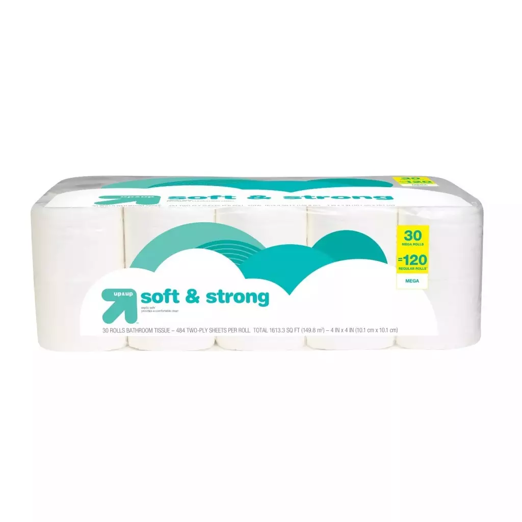 Soft & Strong Toilet Paper los ntawm Up & Up