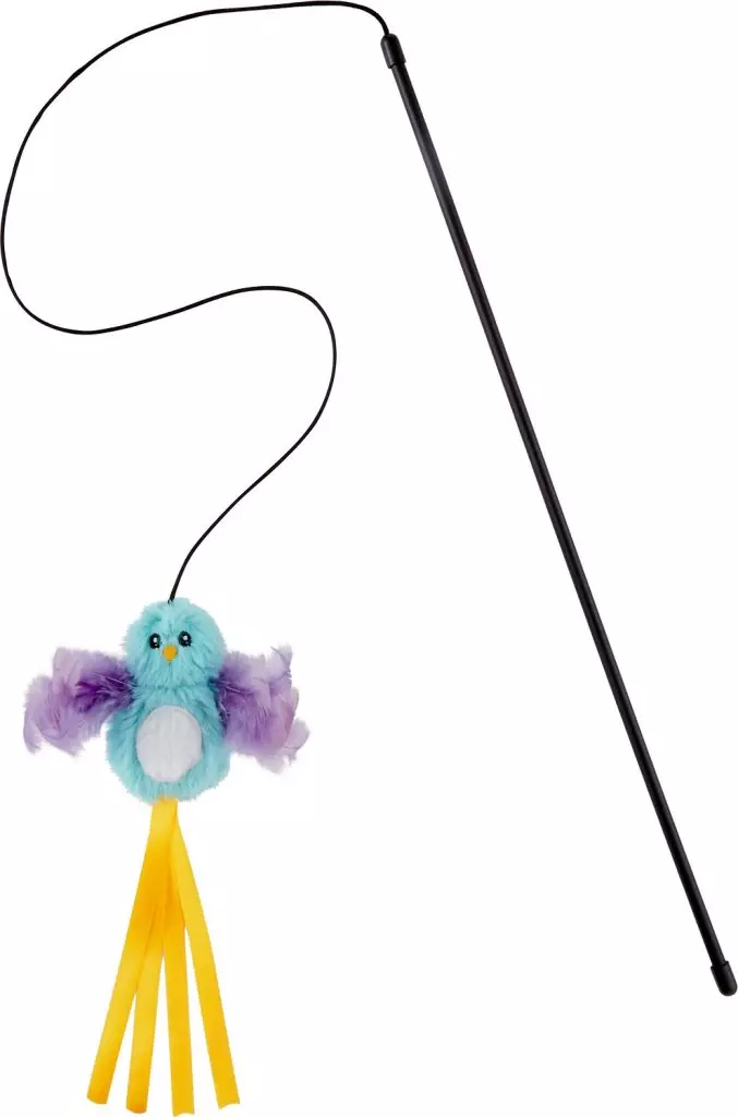 Frisco Bird Teaser mei Feathers Cat Toy