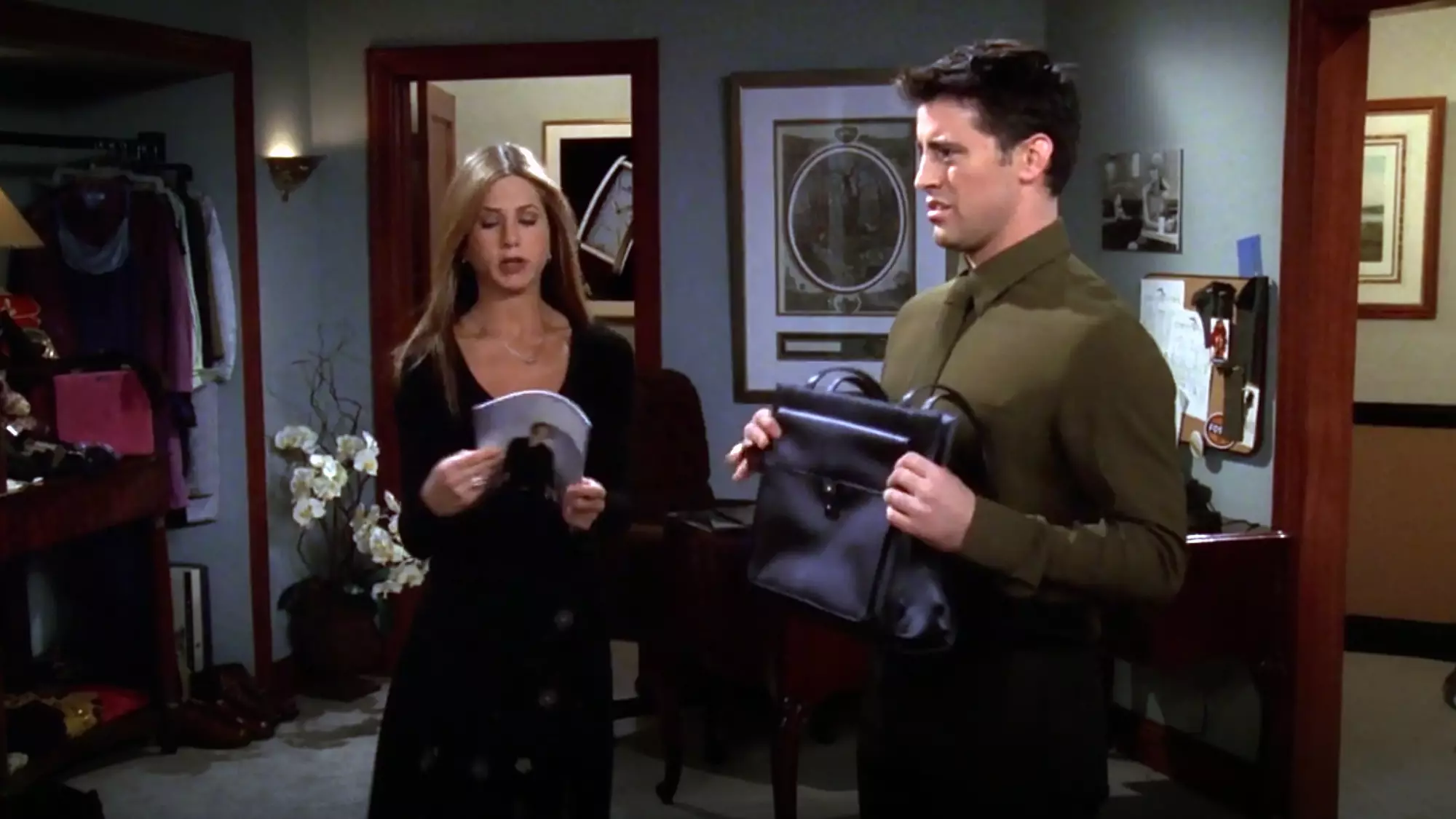 Capture d'écran de l'épisode Friends de 1999