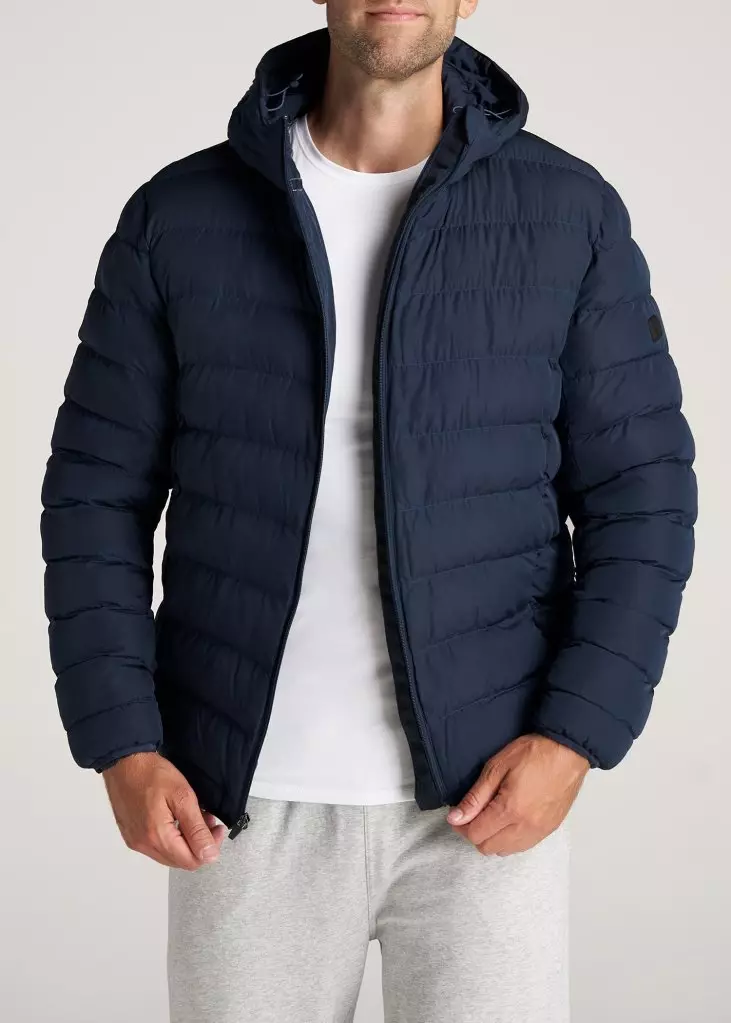 American Tall men puffer jekete