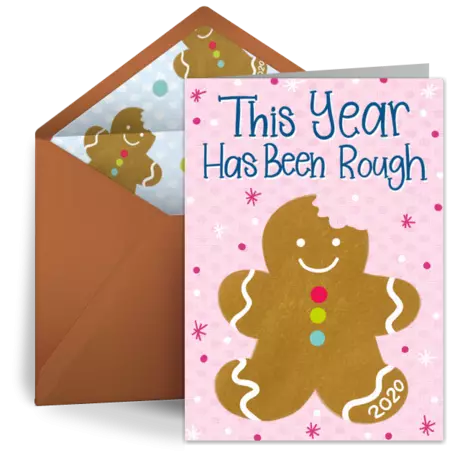 крутое печенье рождественская открытка