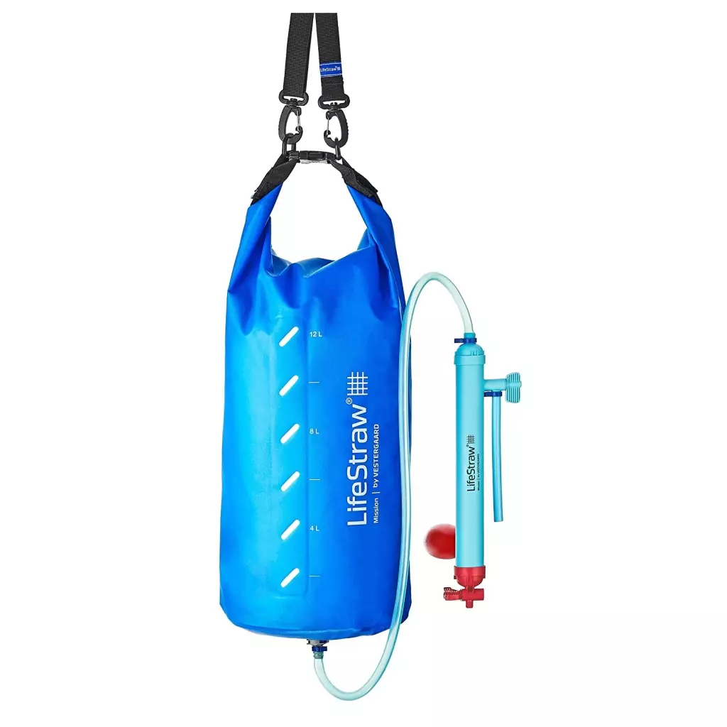 Beg graviti LifeStraw, penulen air luar