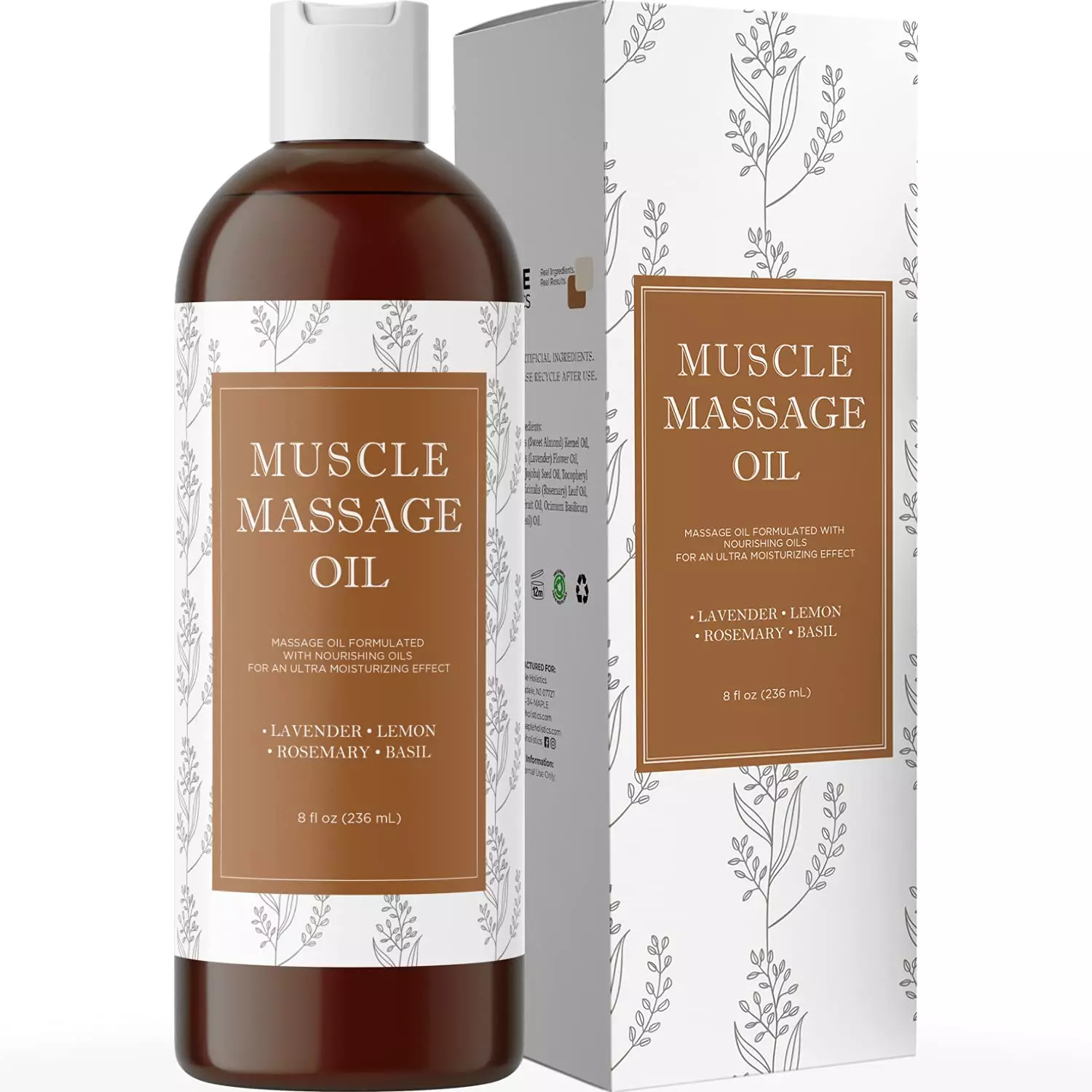 Olejek do masażu bólu mięśni firmy Maple Holistics, najlepszy olejek do masażu
