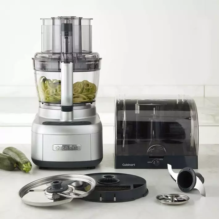 Cuisinart Elemental 13-kops keukenmachine met spiraalsnijder en snijmachine