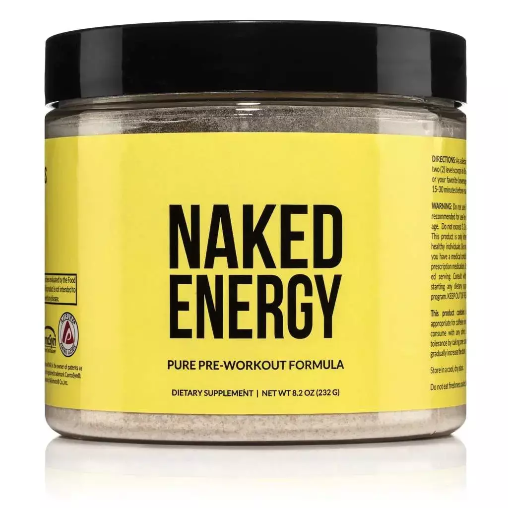 Naked Energy Pure Preworkout-formule, Preworkout-supplementen