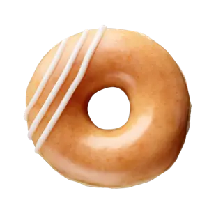 Krispy Kreme Original පිරවූ මුල් Kreme Donut
