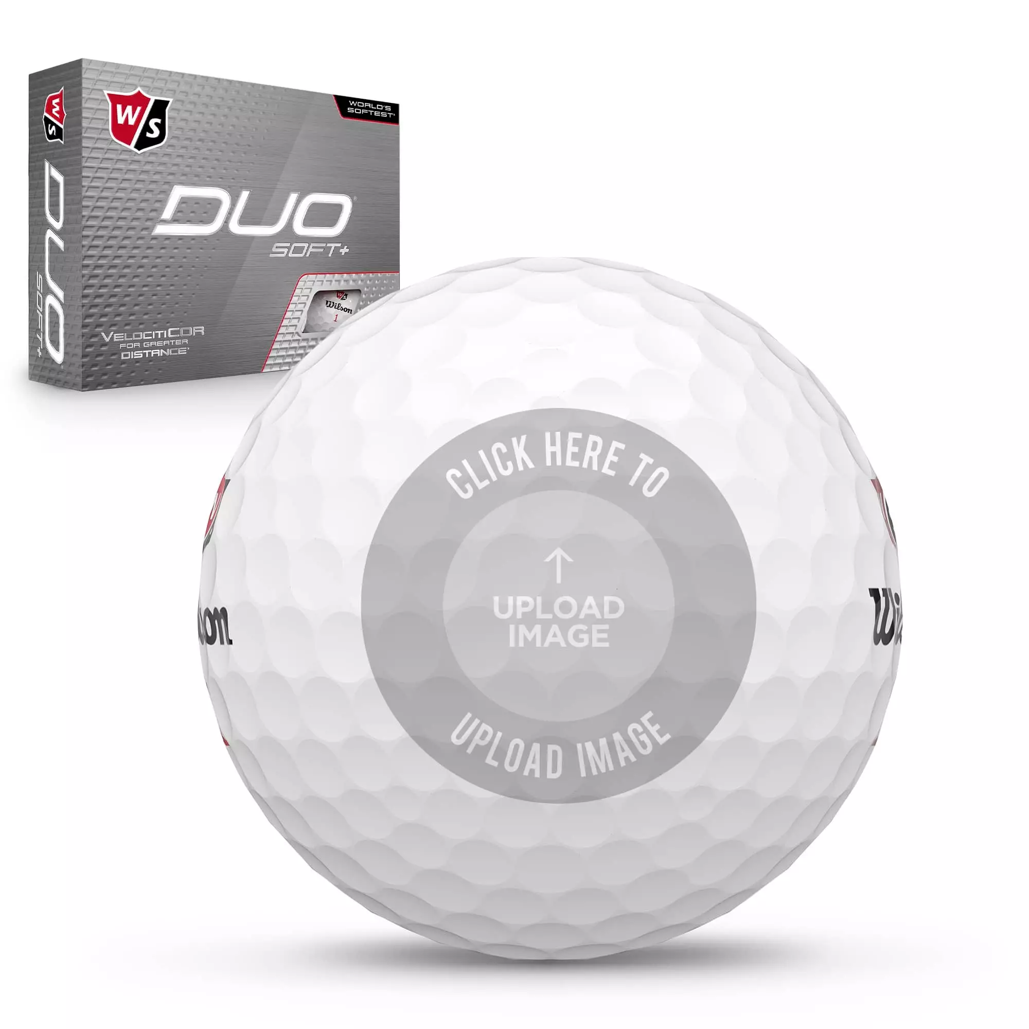Wilson Staf Duo Leuleus Golf Balls kalawan personalization