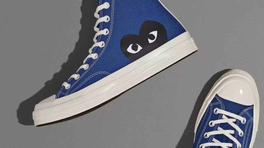 匡威 CDG Hi Blue