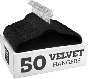 zober non slip velvet hangers