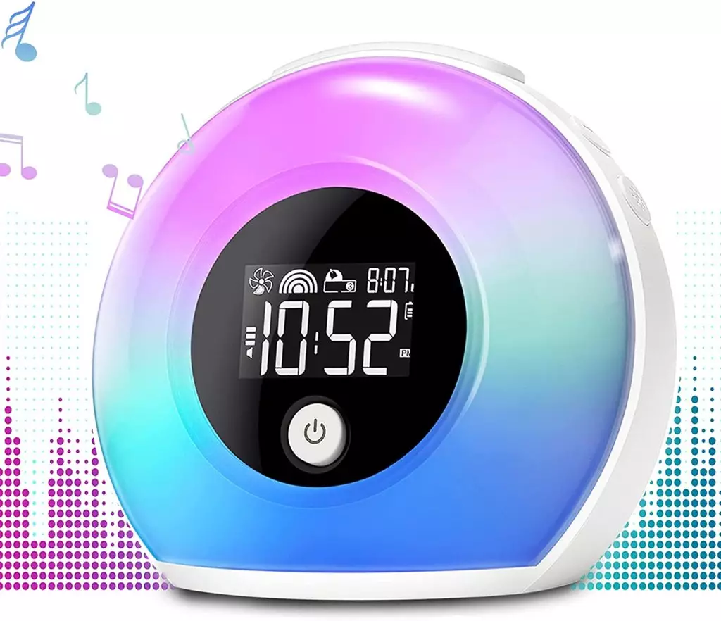 Wake Up Light Jam Alarm sareng Speaker Bluetooth ku Uplayteck