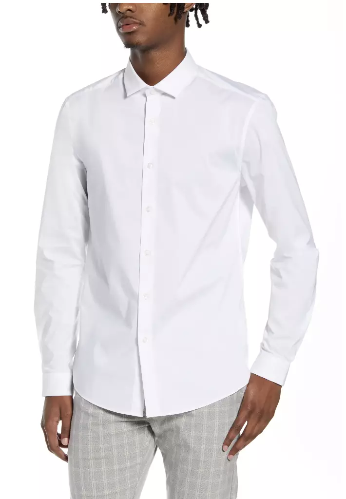 topman white dress hempe bakeng sa banna