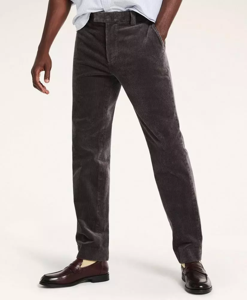 Brooks Brothers Slim Fit velvetinės kelnės