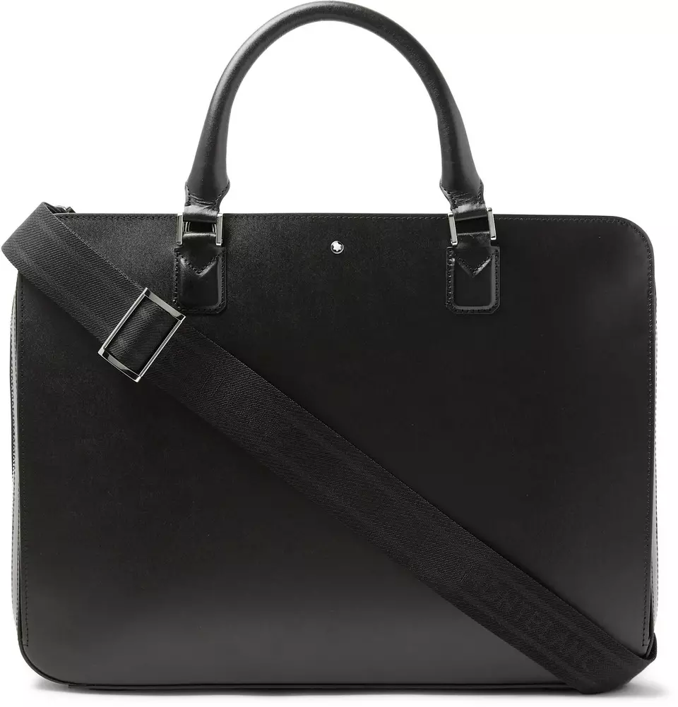 Montblanc dub tawv Briefcase