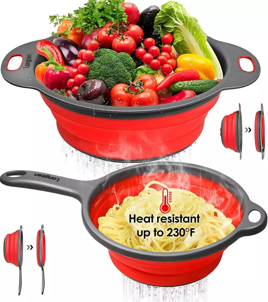 Iongzon Collapsible Silicone Colanders