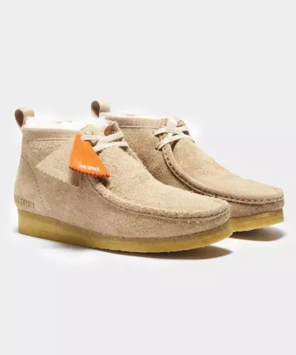 Todd Snyder x Clark's Shearling Wallabee