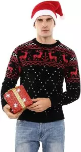 уродливые рождественские свитера семья иклосам