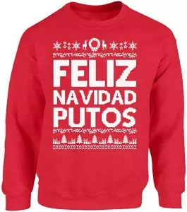 grappige christmas sweaters vizor