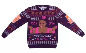lizzo dat christmas btch knitted
